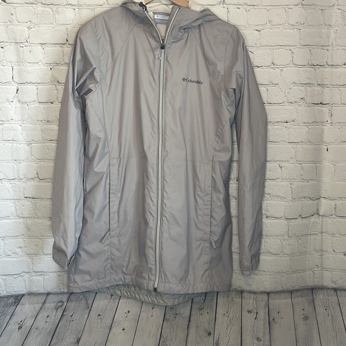 Columbia Gray Lightweight Women’s Switchback Lined Long Jacket size ...