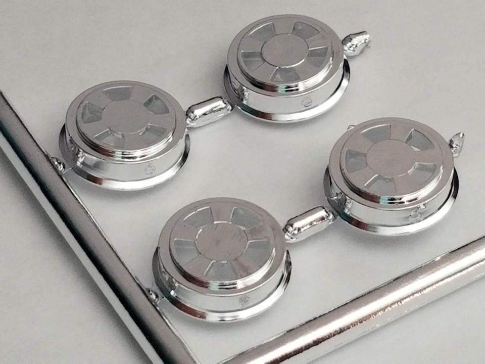 TORQUE THRUST MAG WHEELS from 1969 OLDSMOBILE 442 AMT 1:25 Model Kit 69 ...