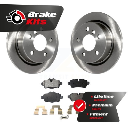Rear Disc Brake Rotors And Semi-Metallic Pads Kit For 2014-2014 Mini ...