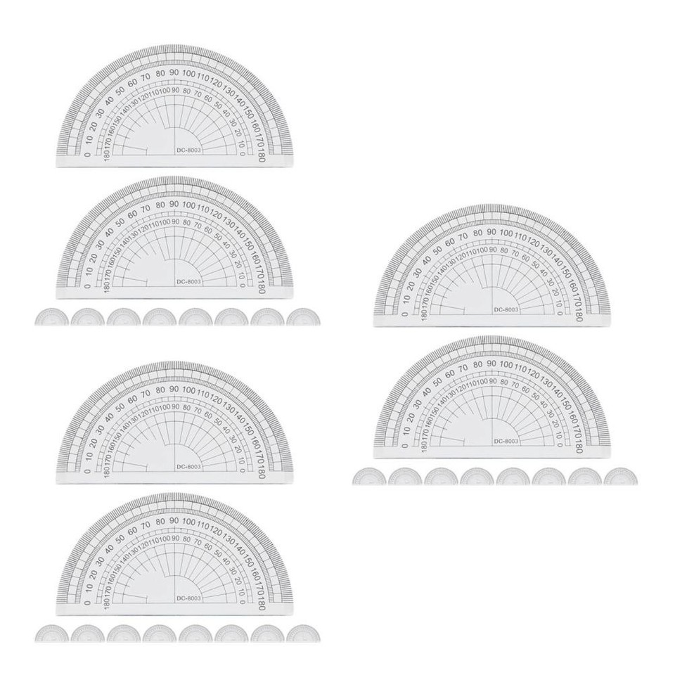 3 Pieces Protractor Ruler Math Drafting Construction Protractors | eBay UK