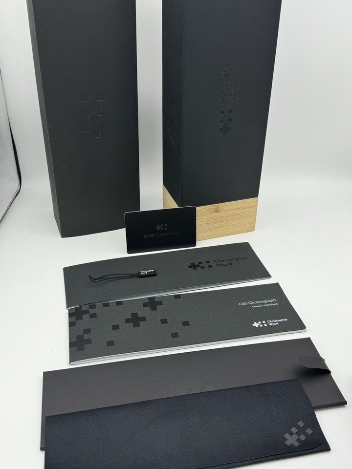 CHRISTOPHER WARD C65 RETRO CHRONOGRAPH EDITION! FULL SET RARE!! | eBay