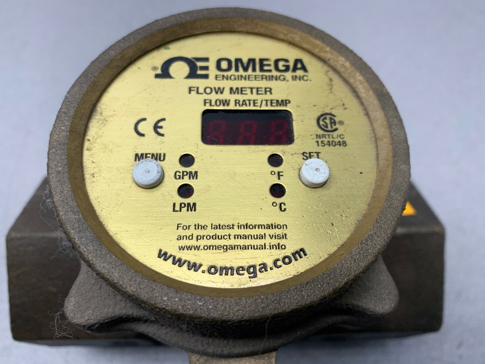 NEW NO BOX OMEGA Flow Temperature Meter FV106-T | eBay