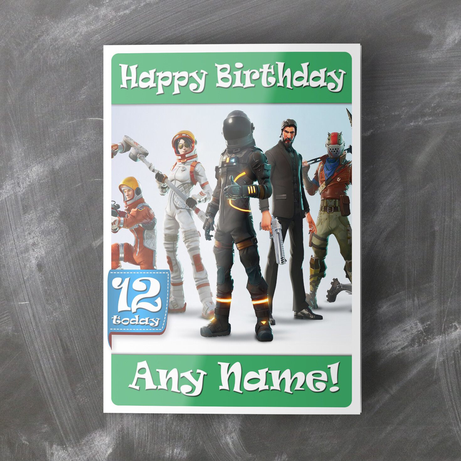 FORTNITE Personalised Birthday Card for Boys Son Grandson Nephew Cousin ...