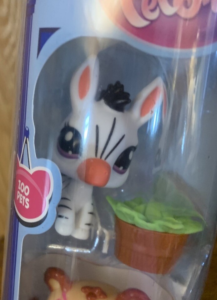 Littlest Pet Shop Zoo Pals PET TRIO LPS Zebra Lion Monkey Series 2 NIB ...