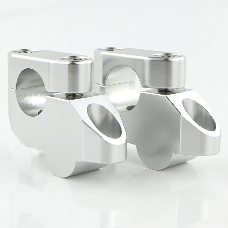 Offset Handlebar Mount Clamp Riser Fit For Yamaha FZ6R TDM850 TDM900 MT ...