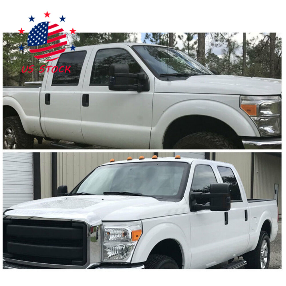 Pair For 08-16 Ford F250 F350 F450 F550 Super Duty Towing Manual Signal ...