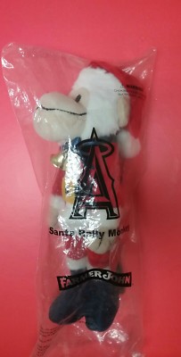 Angels Baseball Santa MLB Rally Monkey Mascot Farmer John Sealed NEW | eBay