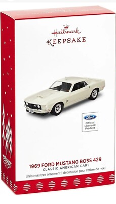 2017 Hallmark Keepsake Ornament Classic Cars 1969 Ford Mustang Boss 429 ...