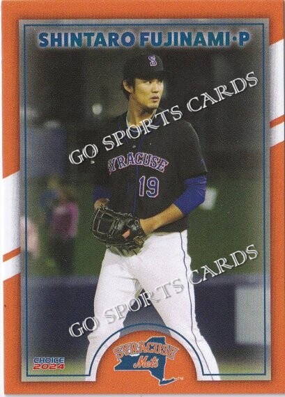 2024 Syracuse Mets Shintaro Fujinami RC Rookie Card Mets Minor League ...