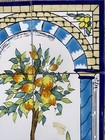 Ceramic Tile Mural Backsplash Lemon Tree Wall Mosaic Deco Hand Painted ...