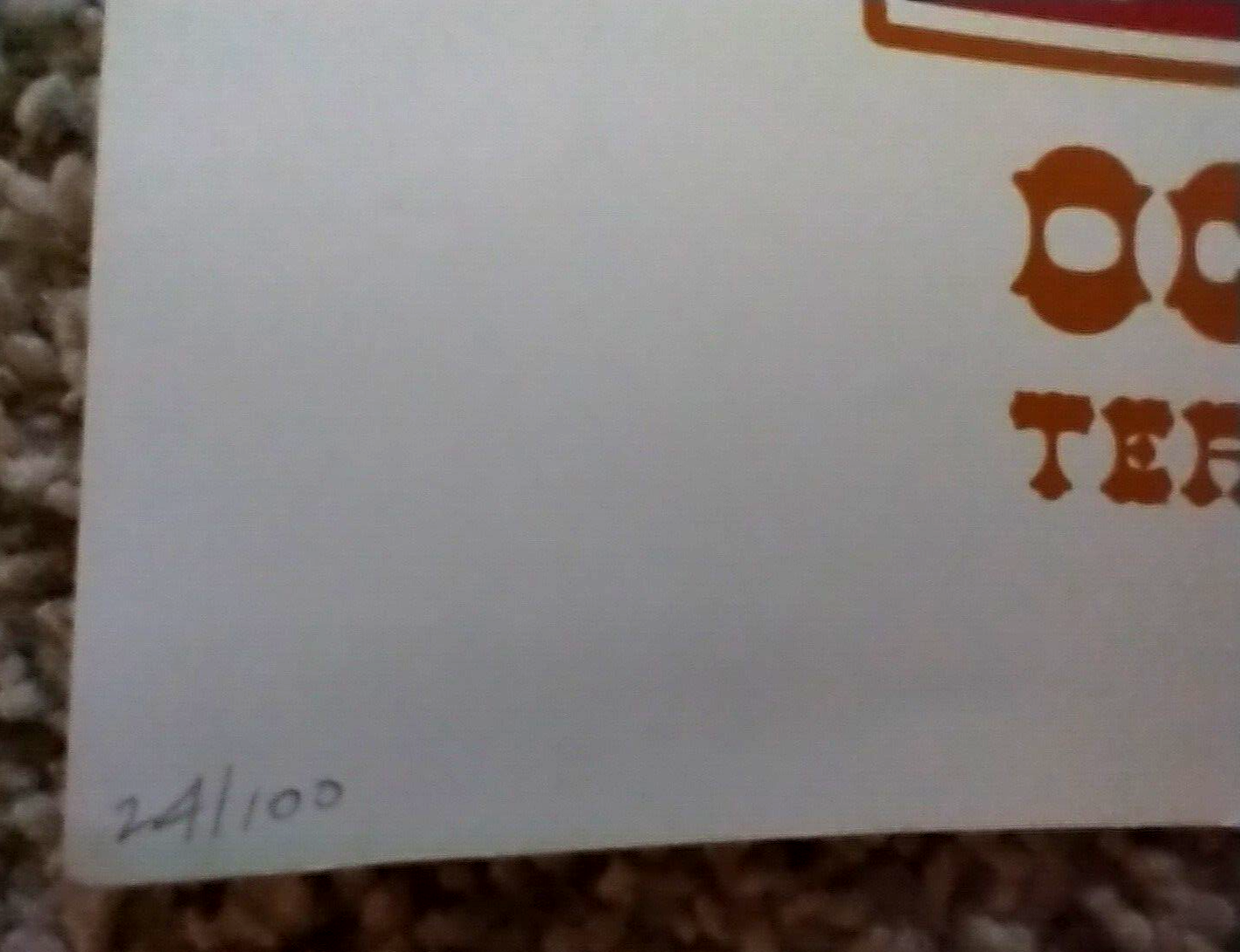 Les Claypool's Duo De Twang Primus poster San Rafael 2012 signed by ...