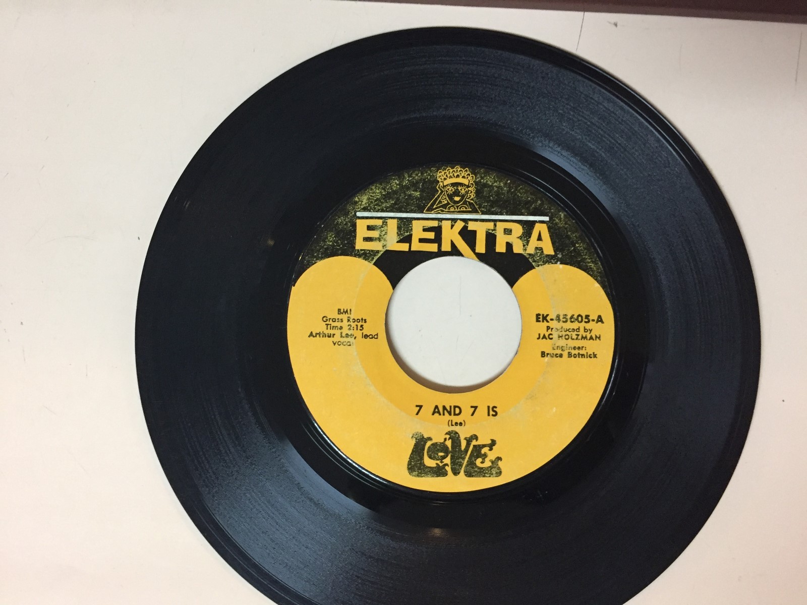 ROCK 45 RPM RECORD - LOVE- ELEKTRA 45605 | eBay