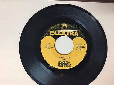 ROCK 45 RPM RECORD - LOVE- ELEKTRA 45605 | eBay