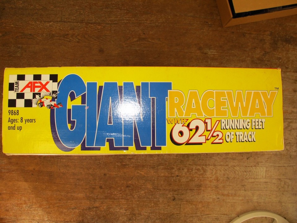 Vintage TOMY AFX Super G+ Super Giant Slot Car Raceway Set with Cars ...