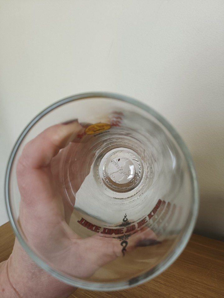 Hard Rock Cafe Orlando Pint Beer Glass Budweiser Collector Series Time ...