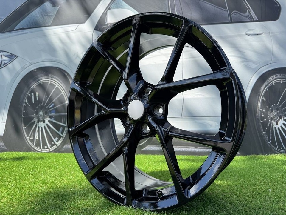 4X R19 Inch 5X108 Ford RS Style Black Gloss Wheels: Fits For Focus ...