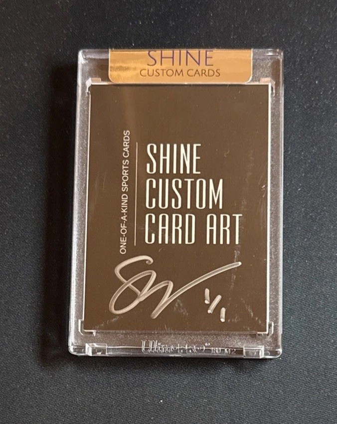 Tiger Woods Blue + Silver Prizm Nike Swoosh Card Art Created By SHINE Cards | eBay