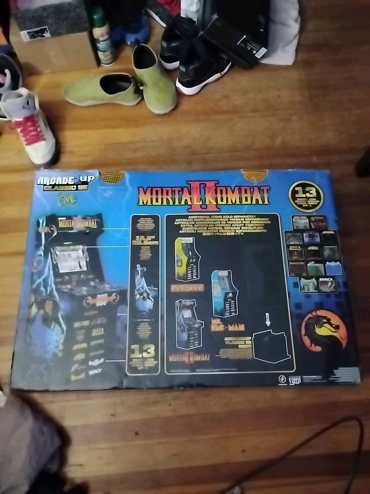 Arcade1Up Mortal Kombat Home Arcade 1UP Retro Cabinet Video Game ...