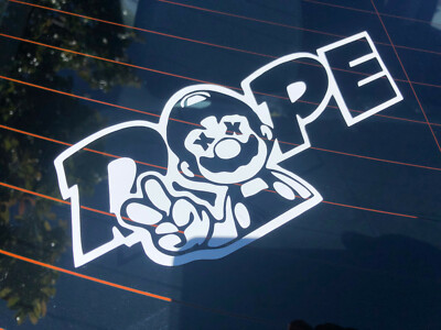 DOPE MARIO LUIGI Car Sticker Jdm Drift Turbo window fits toyota nissan ...