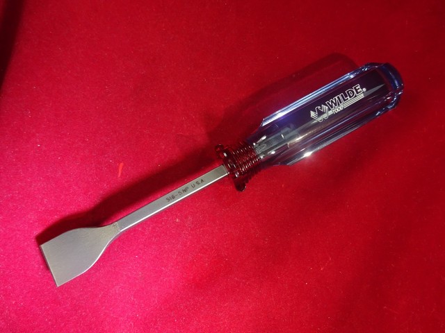 Wilde Tool Clam Card Gasket Scraper With 1in Face 8in Natural Finish ...