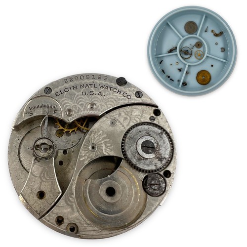Elgin 12s Pocket Watch Movement 1920 7J Grade 301 Model 2 VTG PARTS | eBay