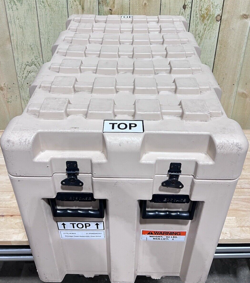 ECS Case 33.5” 21” 24.5” Loadmaster Waterproof Footlocker Military Storage | eBay