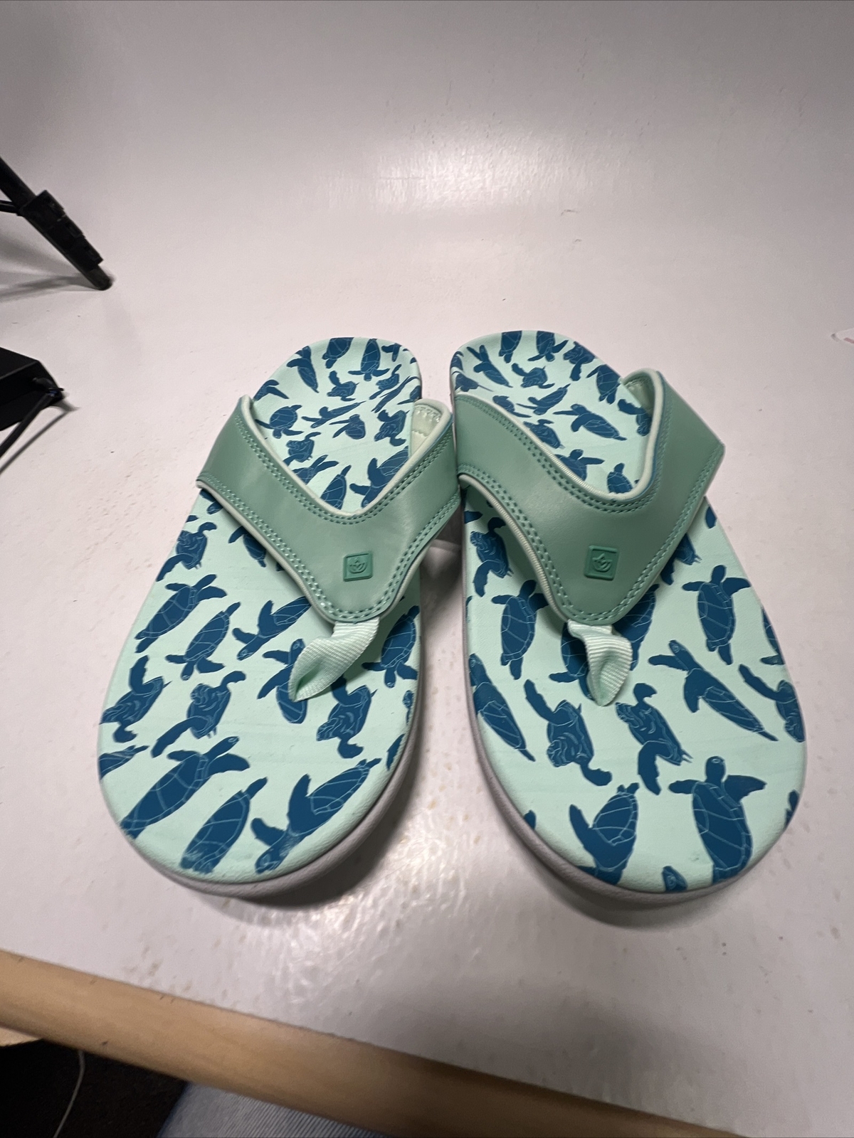 Spenco Yumi Ocean Women's Orthotic Sandal Teal Turtles - 12 Medium | eBay