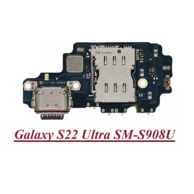 OEM DC Charging Port Mic Jack Connector Sim Board For Samsung S22 Ultra ...