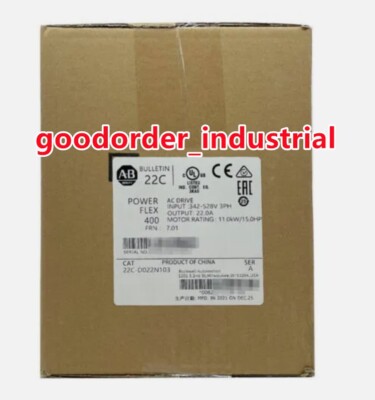 New Factory Sealed AB 22C-D022N103 SER A PowerFlex 400 11 kW 15 HP AC ...