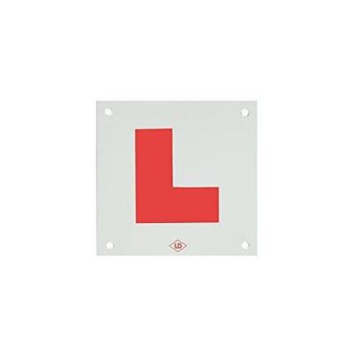 Rigid Hard L Plate With Drilled Holes Motorcycle Moped Car Learner ...