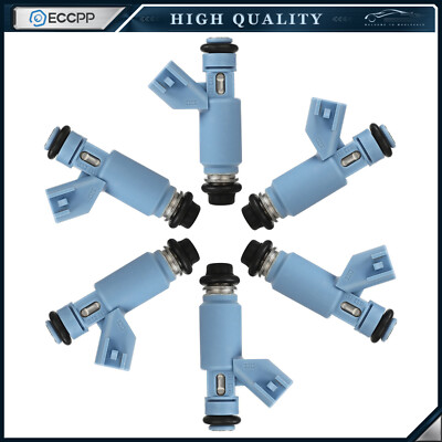 6Pcs Fuel Injectors For v6 3.0L Lincoln LS 2003 2004 2005 3W4Z9F593AA ...