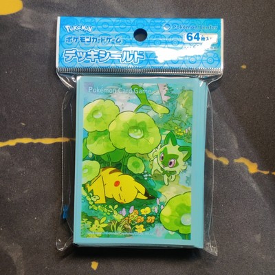 Pikachu & Sprigatito Card 64 Sleeves Pokémon Center Japan US SELLER | eBay