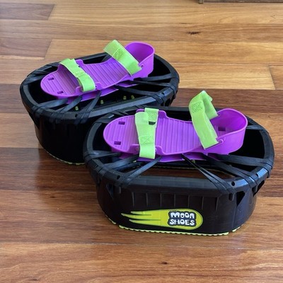 Moon Shoes Original Jumping Shoes Purple Green 90s Style Kids Toy | eBay