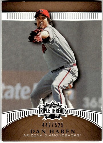 2010 Topps Triple Threads #86 Dan Haren Sepia #/525 | eBay