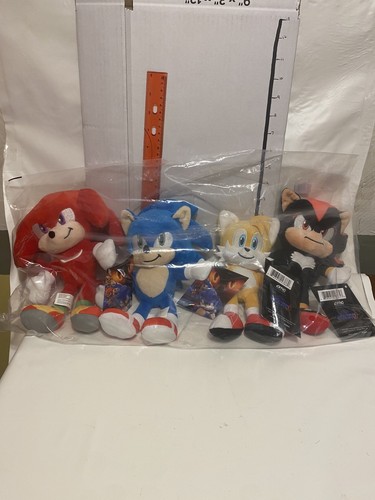 Sonic the Hedgehog 3 Plushie Set Amc Exclusive Licensed Collectible On ...