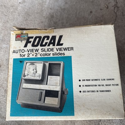 Vintage KMart Focal Auto-View Color Slide Viewer 2x2 Color Slides | eBay
