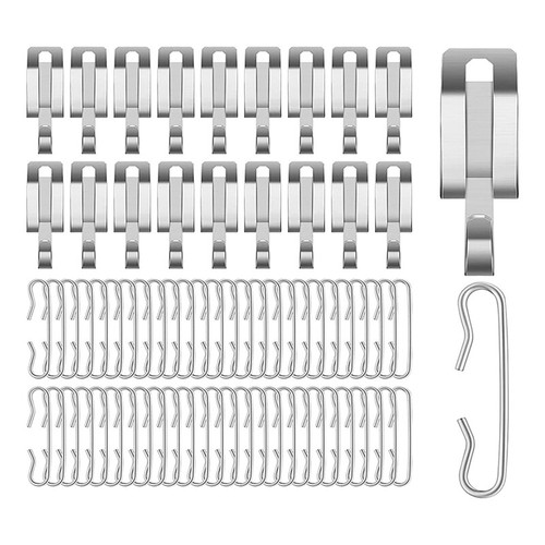 48 Pcs Heat Cable Roof Clips Spacers Set Cable Wire Clips Gutter Clips ...