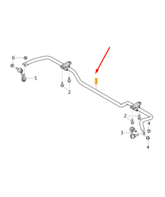 VOLVO XC60 MK2 Hinterer Stabilisator 31451320 NEUES ECHTES | eBay