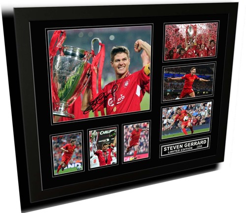 STEVEN GERRARD SIGNED LIMITED EDITION FRAMED MEMORABILIA | eBay Australia