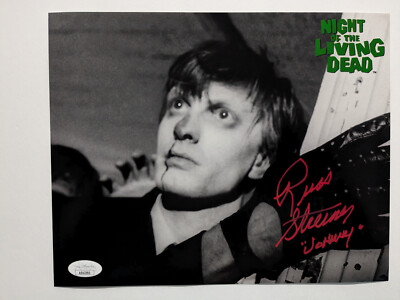 RUSS STREINER Signed Night of the Living Dead 8x10 PHOTO Johnny JSA COA ...
