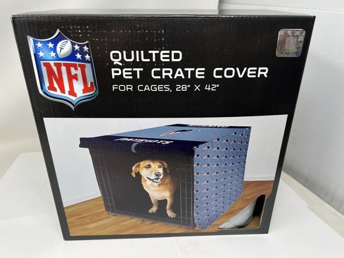 NFL New England Patriot Quilted Pet Crate / Cage Cover in Sizes Large ...