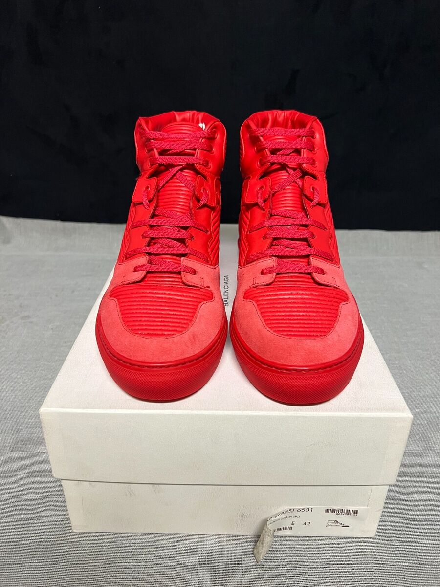 BALENCIAGA COTES HIGH ROUGE HIGH TOP SNEAKERS RED | eBay BALENCIAGA COTES HIGH ROUGE HIGH TOP SNEAKERS RED | eBay
