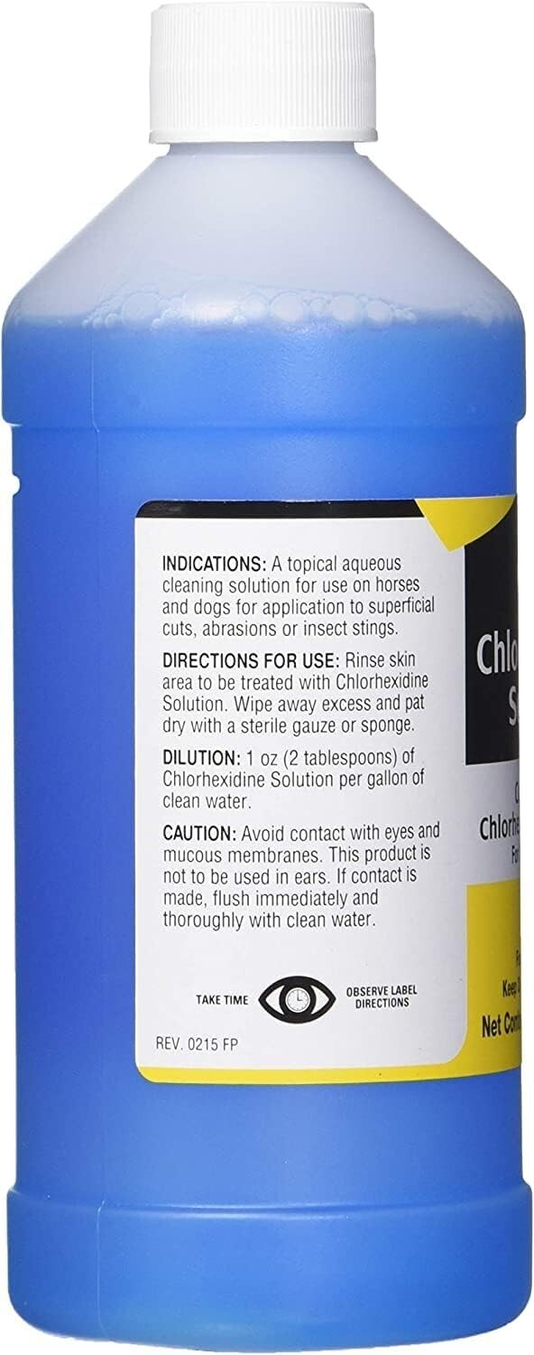 Durvet Chlorhexidine 1 Gal Cleaning Solution for Horses and Dogs - 001 ...
