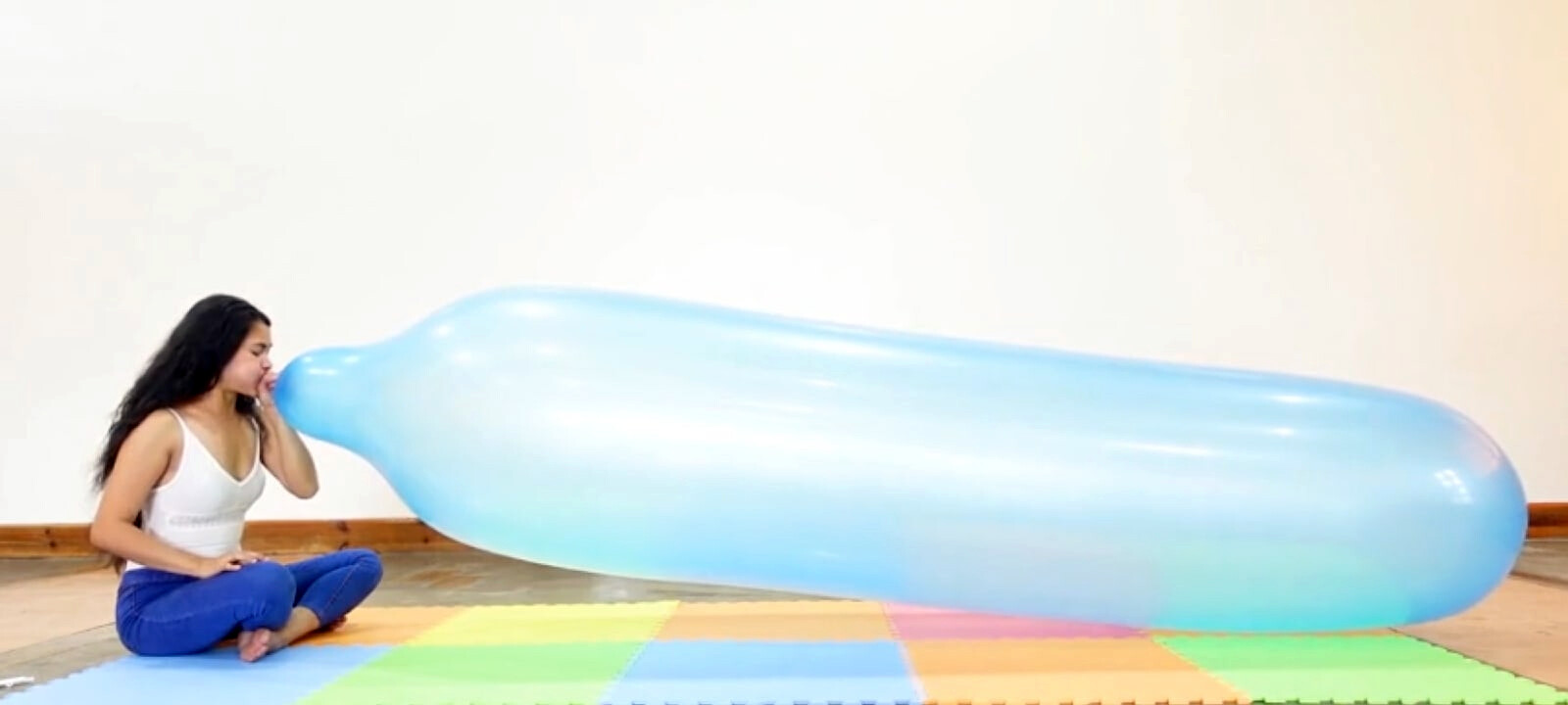 Buy 1x Big Airship Balloon GL 700 *Mix Crystal color* looner big latex ...