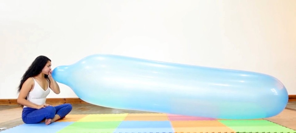 1x Big Airship Balloon GL 700 *Mix Crystal & solid colors* looner big ...