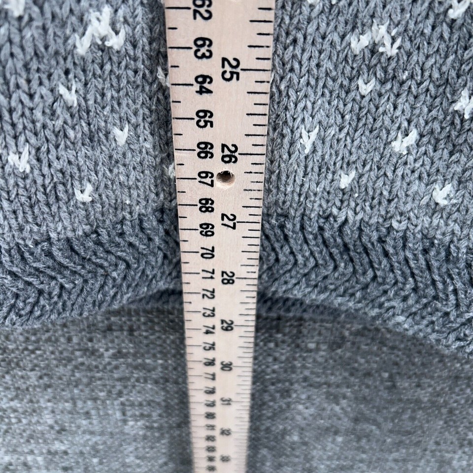 Vintage Nordic Sweater Small Sweater Chunky Knit Birds Eye Snowflakes ...