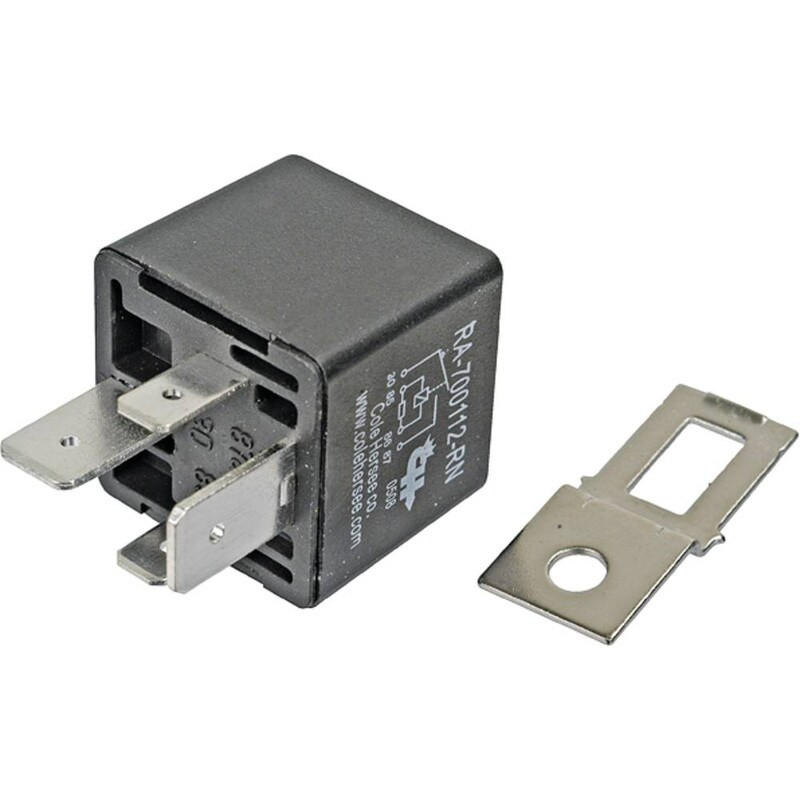 High Capacity Mini Relay 70A 12V SPST with Mounting Bracket - Unsealed ...