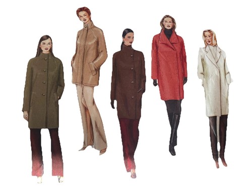 Vogue Basic Design 2472 Coat Pattern Size 18-20-22 Uncut (5 Options) | eBay