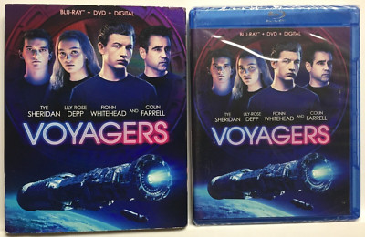 Voyagers (Blu-ray/DVD/Digital,2021,2-Disc Set)w/Foil Slipcover,BRAND ...