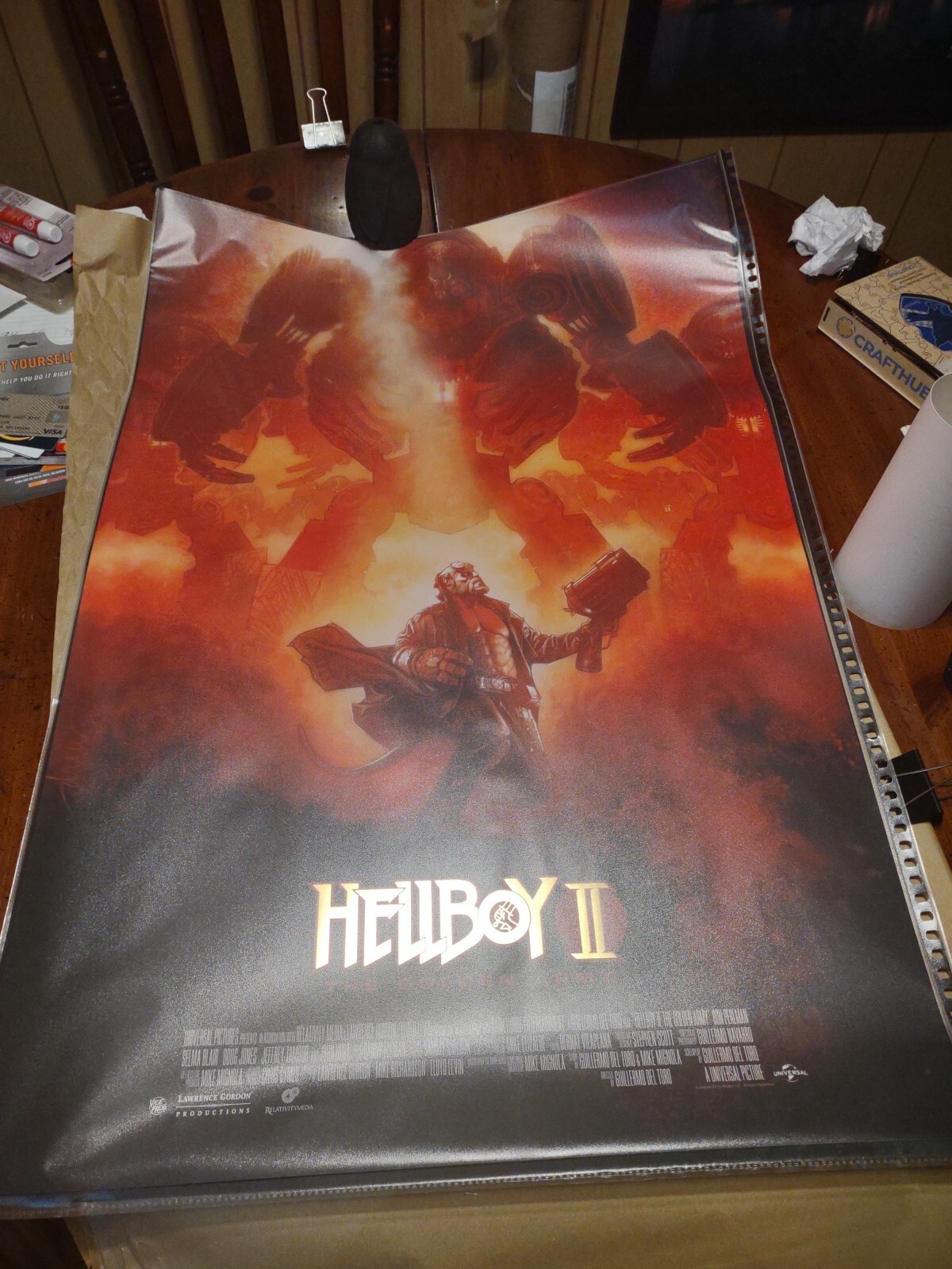 Hellboy II 2 The Golden Army Drew Struzan Poster Print Lithograph 24x36 ...